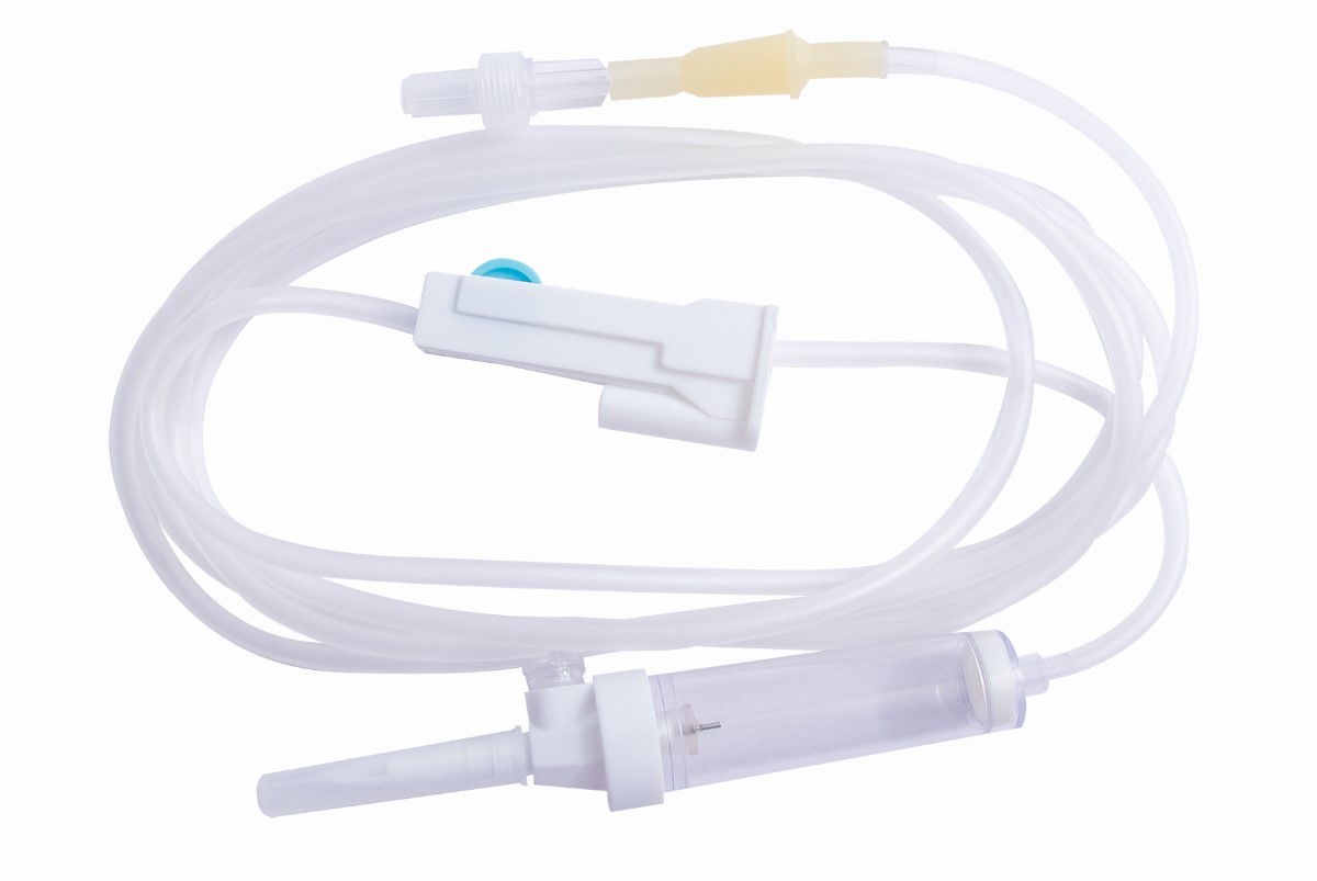 Set de perfusion (60 gouttes/ml) - 5 pièces